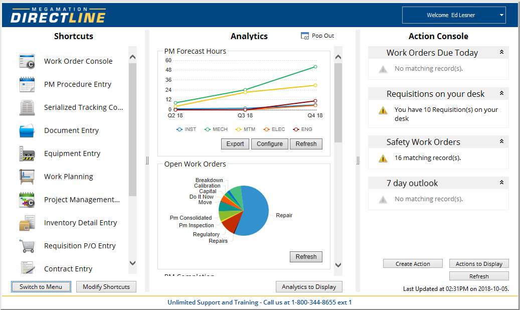 Navigation – Directline Knowledgebase