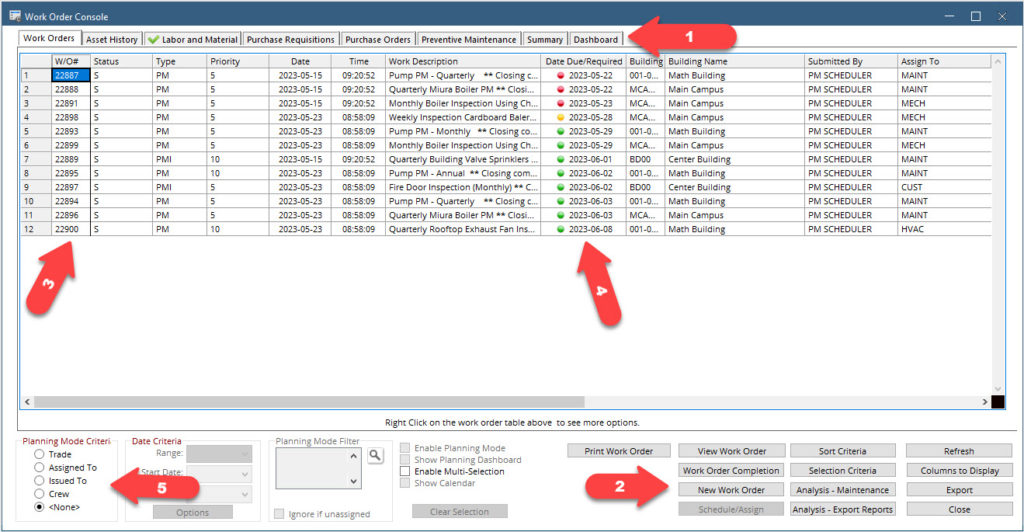 Work Order Console – Basics – Directline Knowledgebase