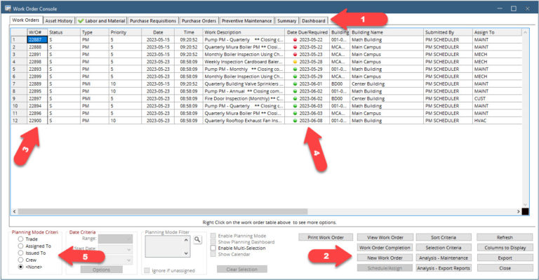 Work Order Console – Basics – Directline Knowledgebase