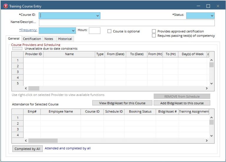 Training Course Entry – Directline Knowledgebase