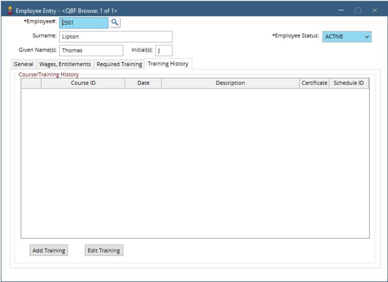 How To – Adding Training History – Directline Knowledgebase